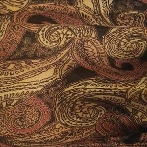 Objex | Jackets & Coats | Womens Objex Sheer Paisley Print Jacket Brown ...